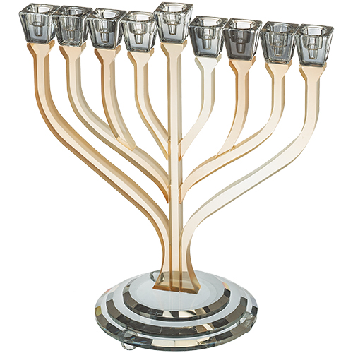 Crystal Menorah Elegant